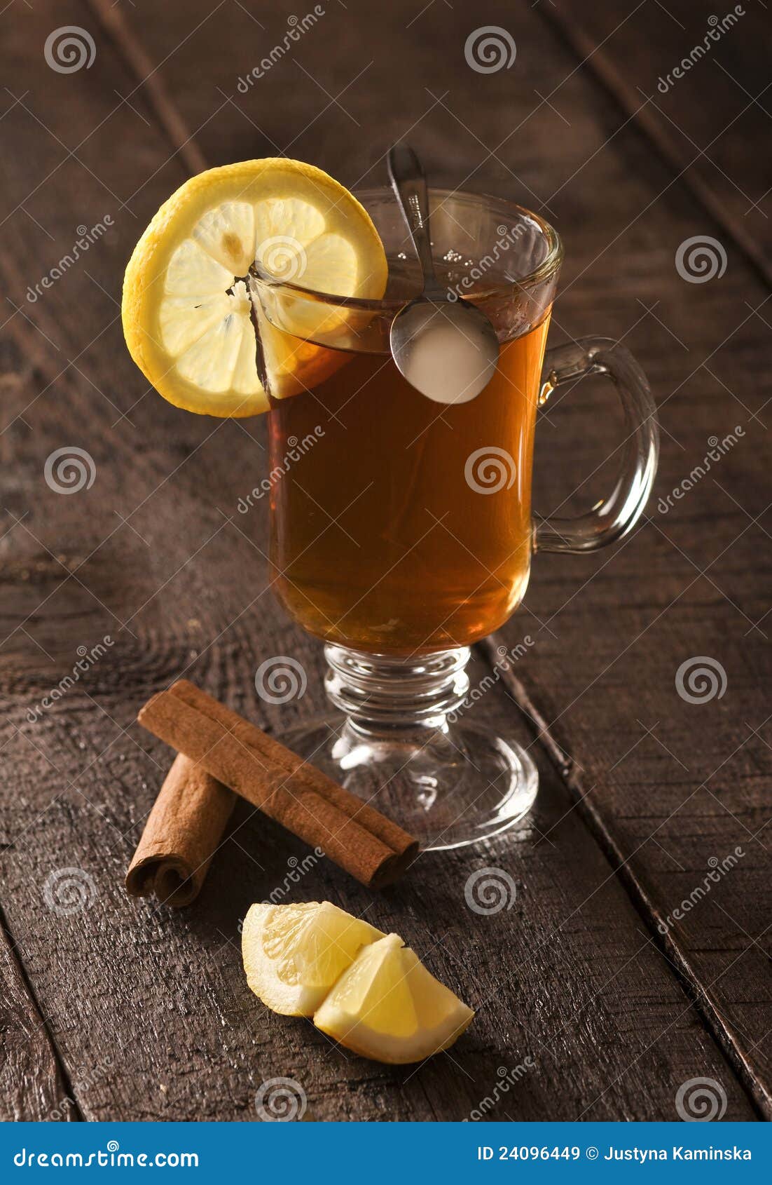 Warming tea stock image. Image of glass, lemon, restaurant - 24096449