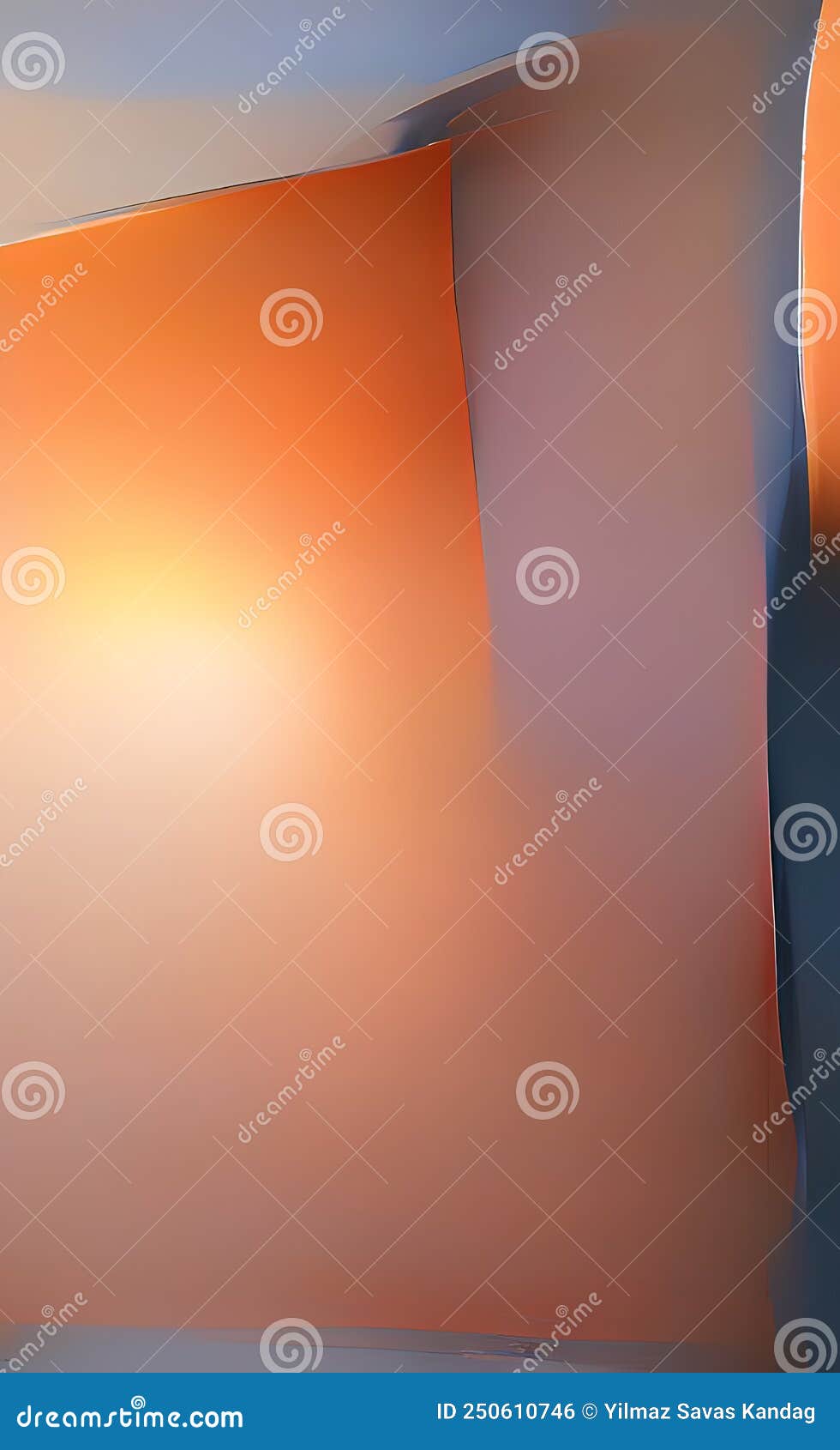 The Warmth and Power of Orange Color Stock Illustration - Illustration ...