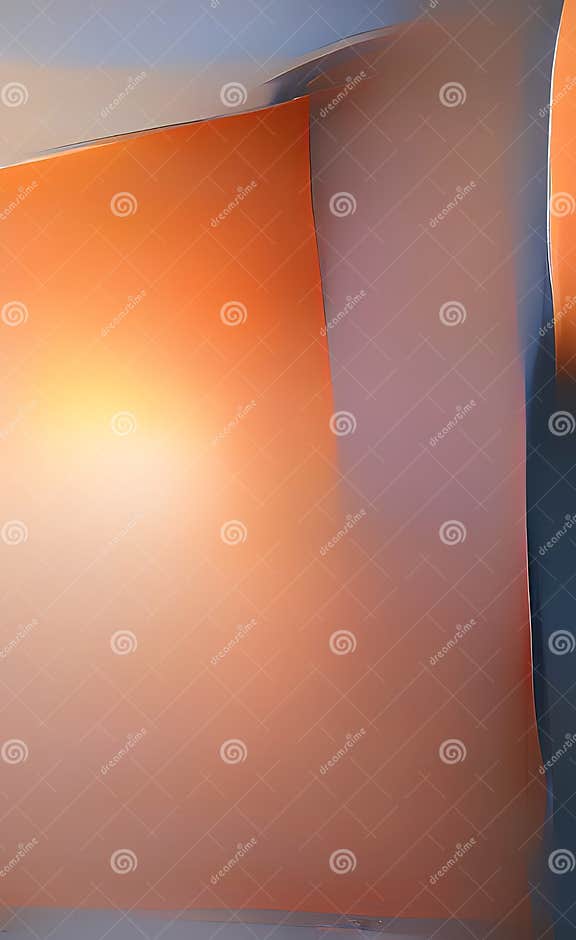 The Warmth and Power of Orange Color Stock Illustration - Illustration ...