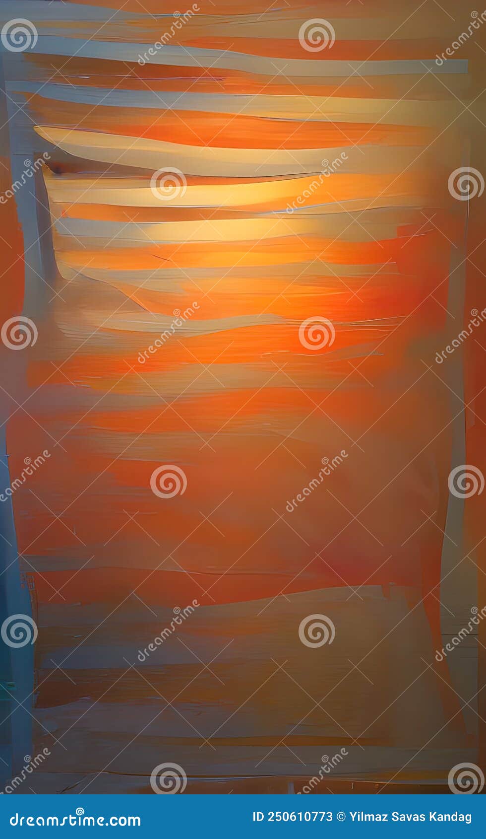 The Warmth and Power of Orange Color Stock Illustration - Illustration ...
