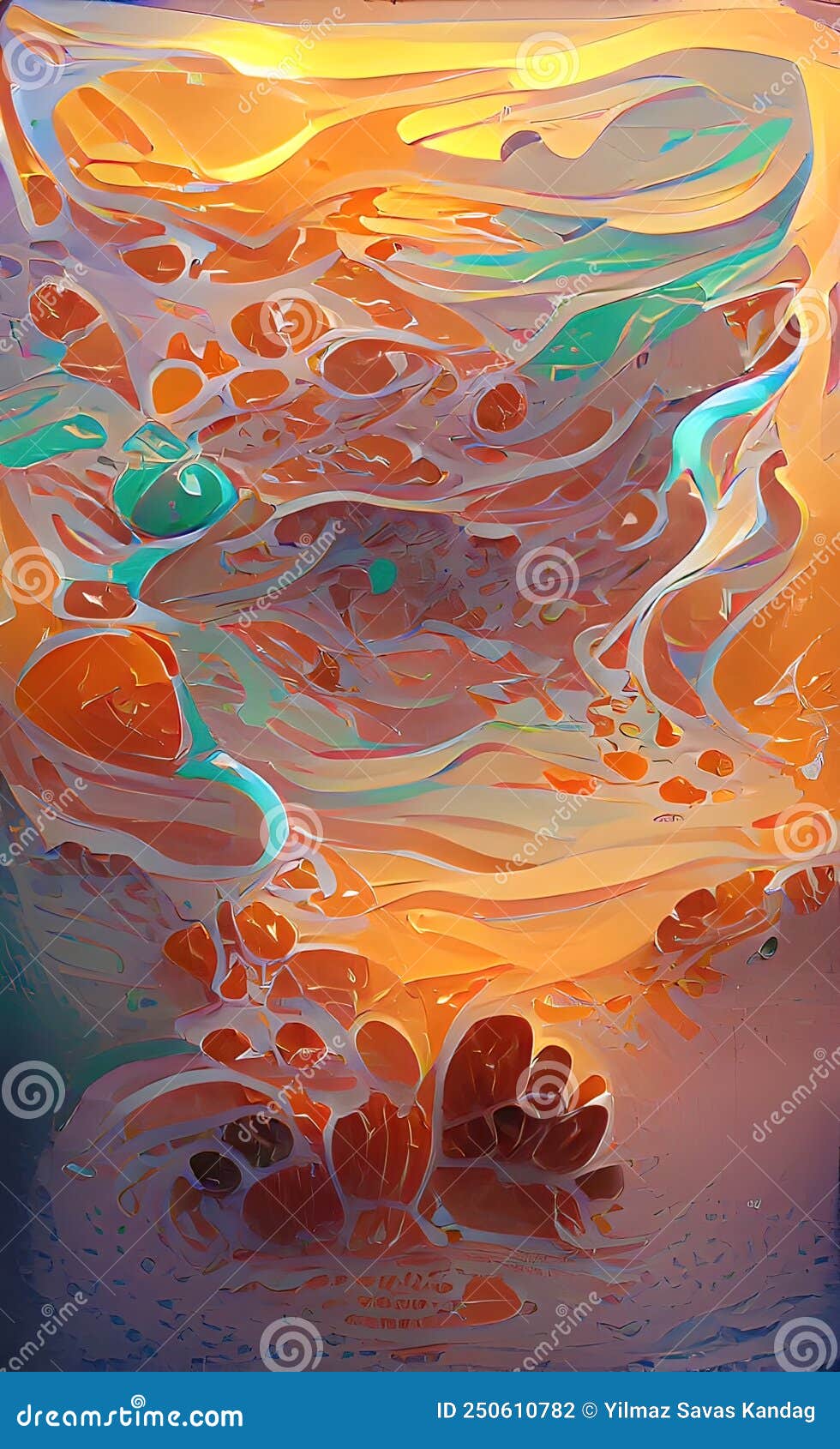 The Warmth and Power of Orange Color Stock Illustration - Illustration ...