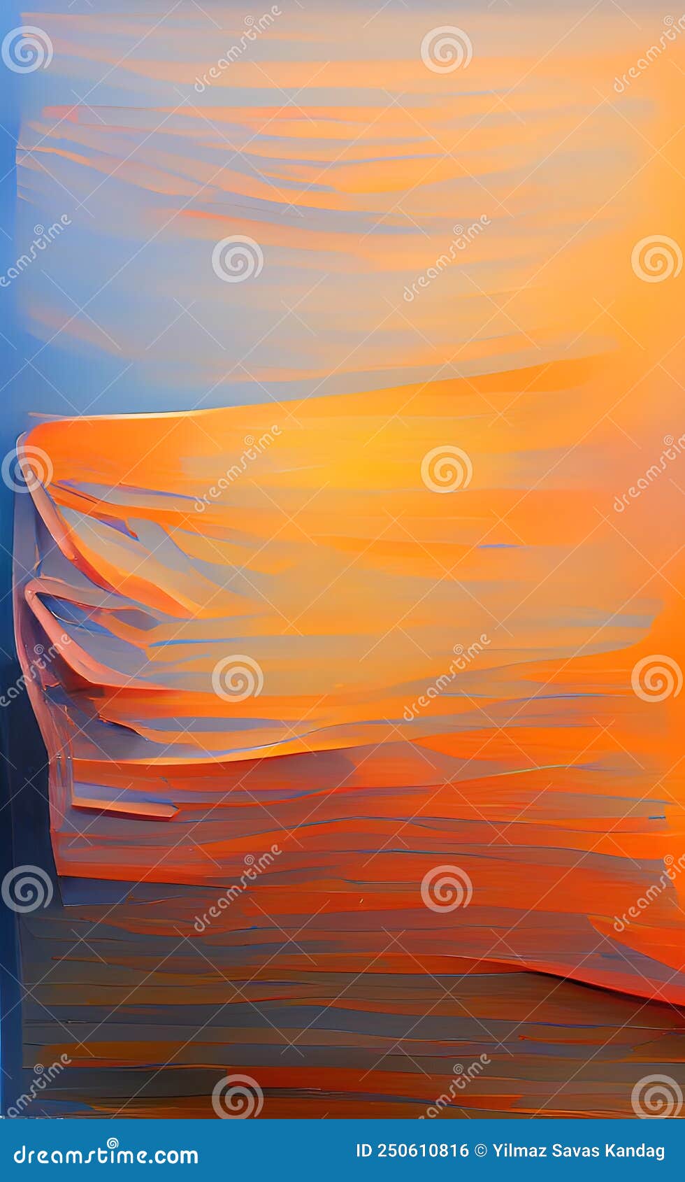 The Warmth and Power of Orange Color Stock Illustration - Illustration ...