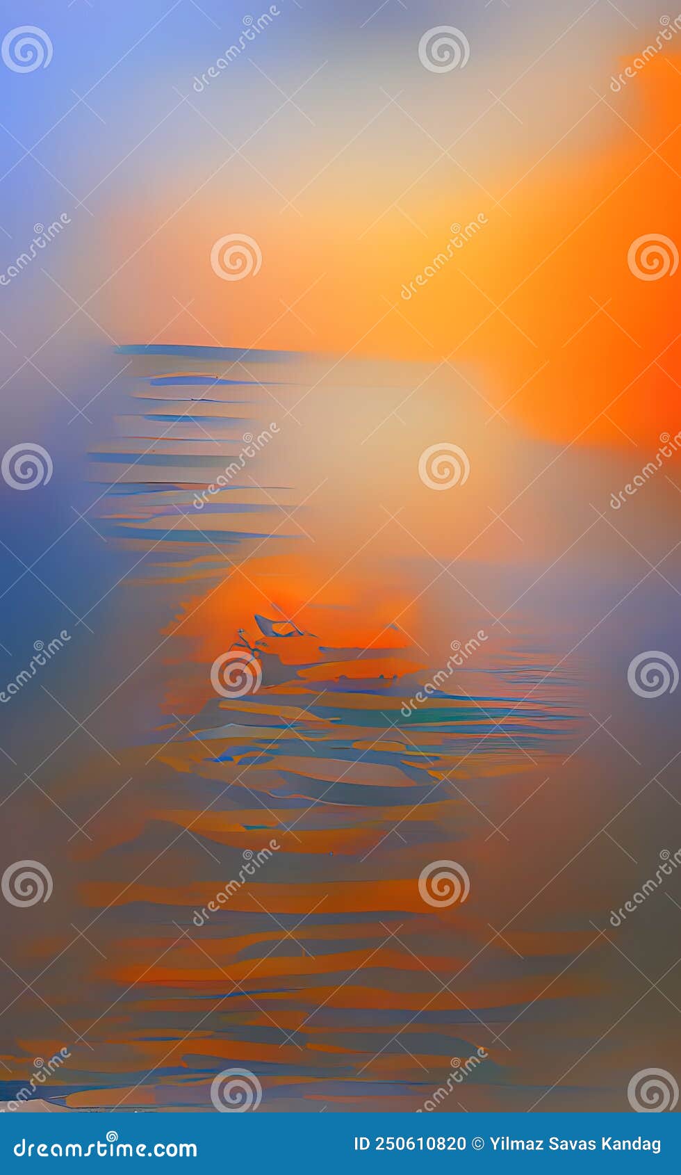 The Warmth and Power of Orange Color Stock Illustration - Illustration ...
