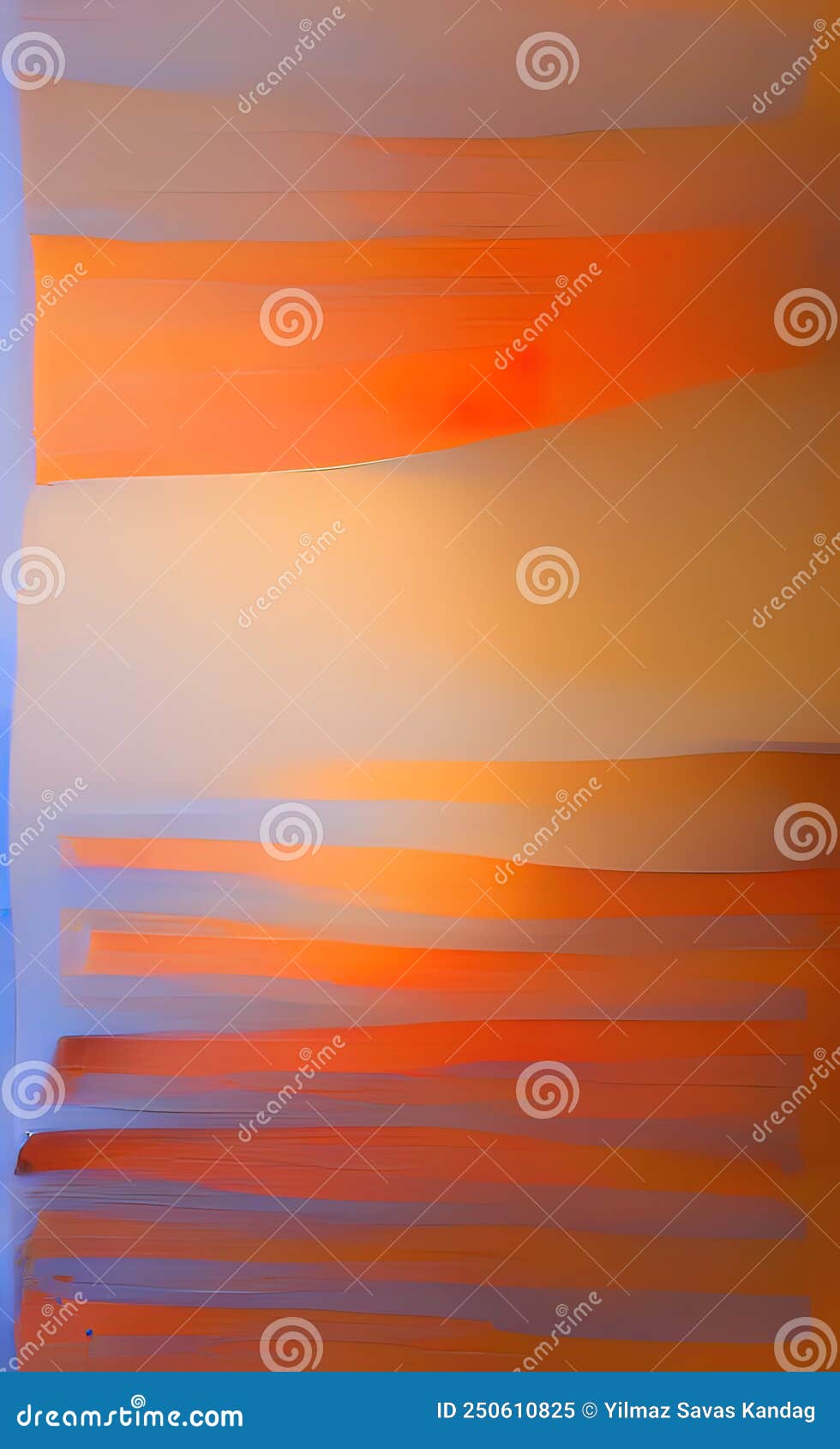 The Warmth and Power of Orange Color Stock Illustration - Illustration ...
