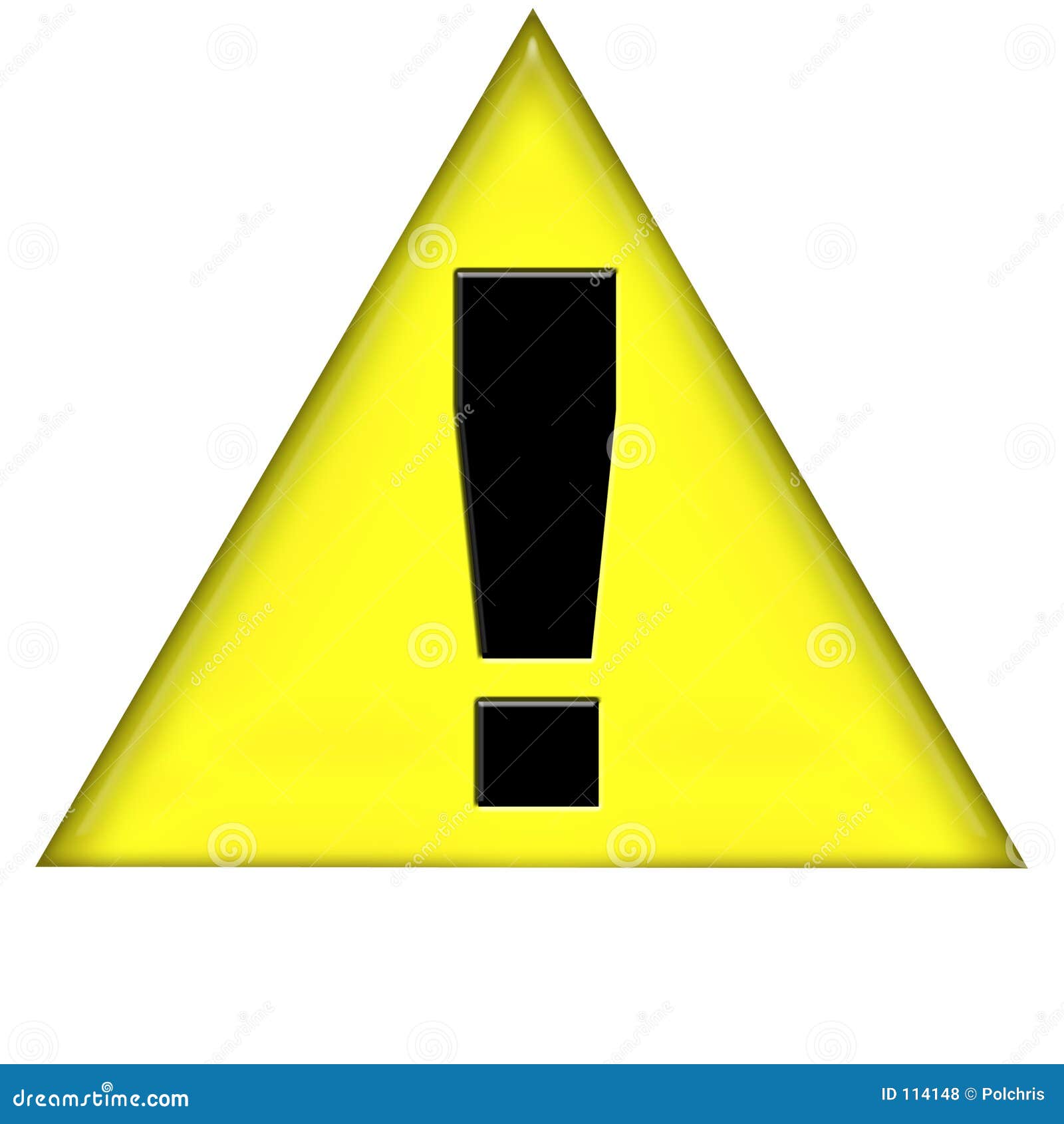Warning stock illustration. Illustration of notice, sign - 114148