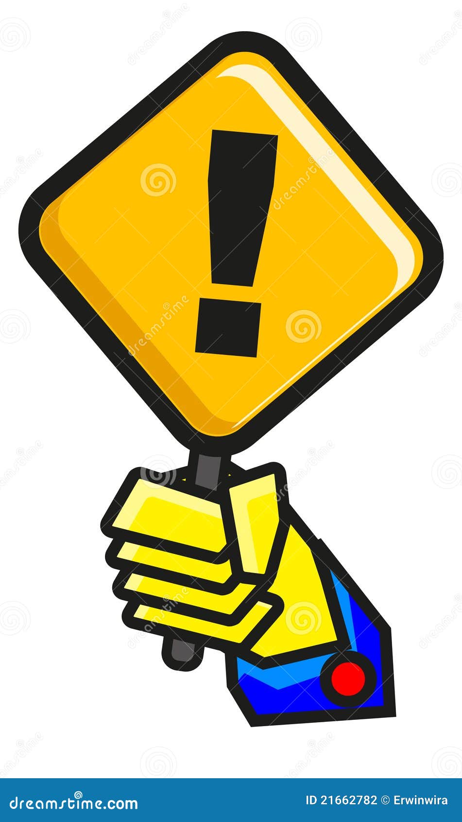 Warning stock illustration. Illustration of communication - 21662782