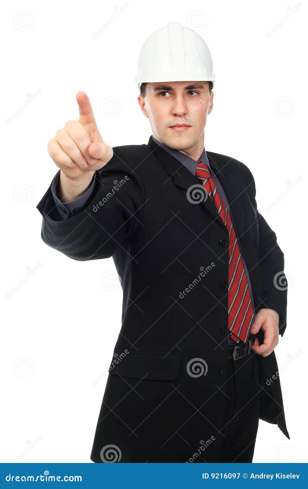 Warning stock image. Image of builder, hold, executive - 9216097