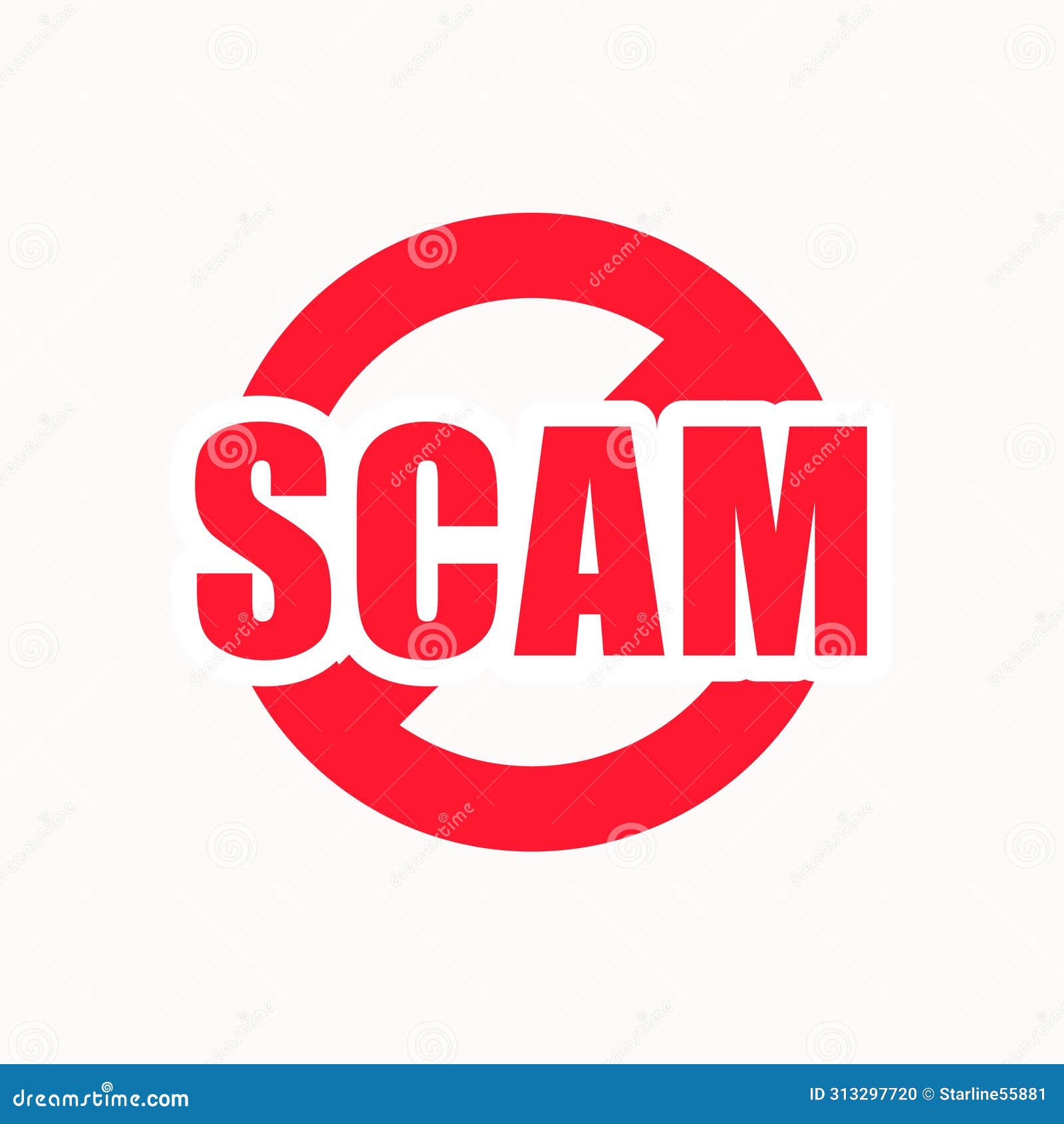 Warning Alert Alarm Background for Fraud Prevention Stock Vector ...