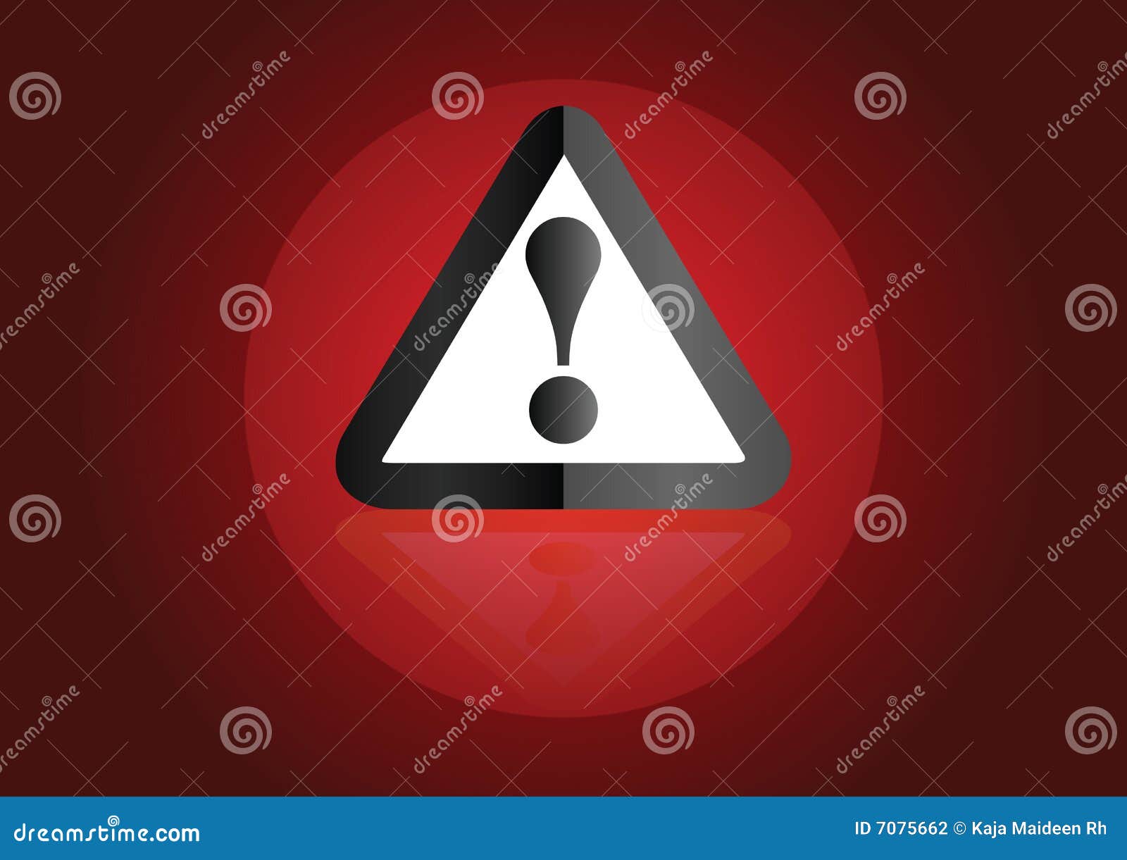 Warning background vector stock vector. Illustration of banner - 7075662