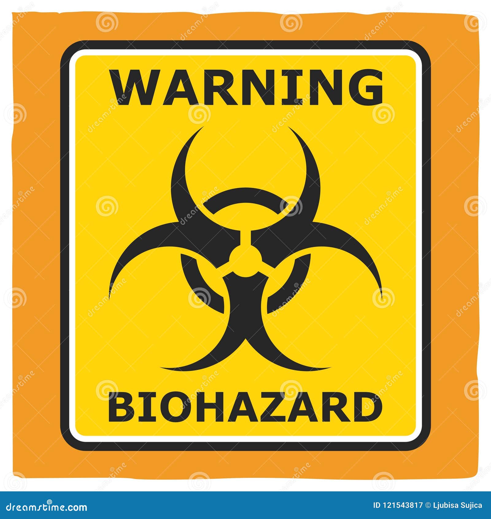 Warning Biohazard, Poster Design Stock Vector - Illustration of ...