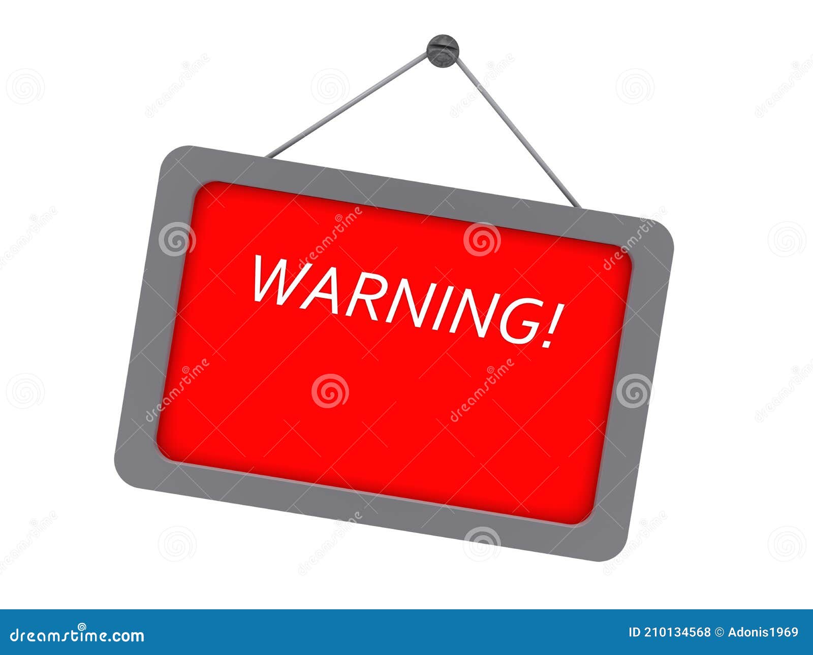 Warning blank board stock illustration. Illustration of caution - 210134568