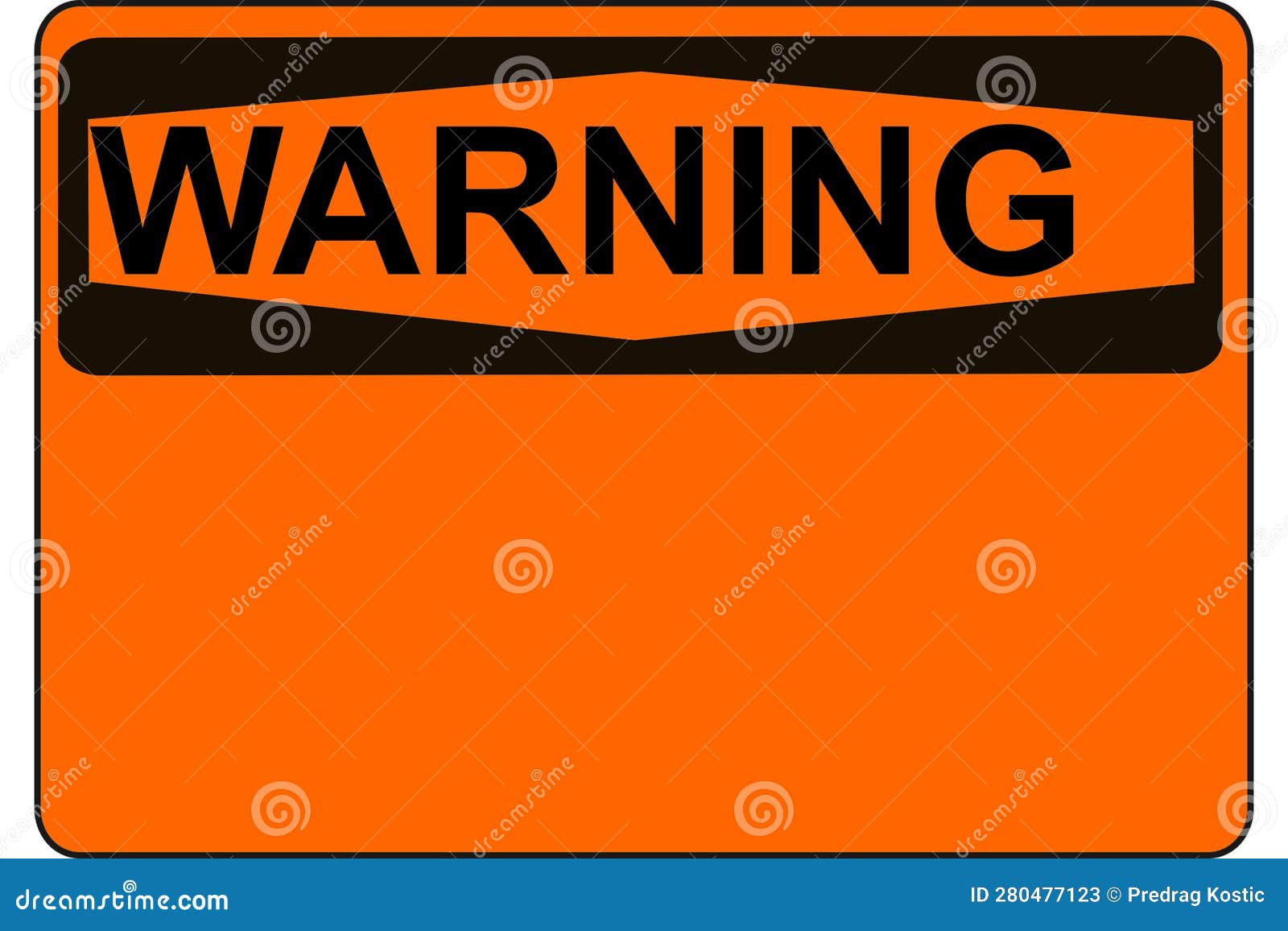 Warning board sign stock illustration. Illustration of number - 280477123