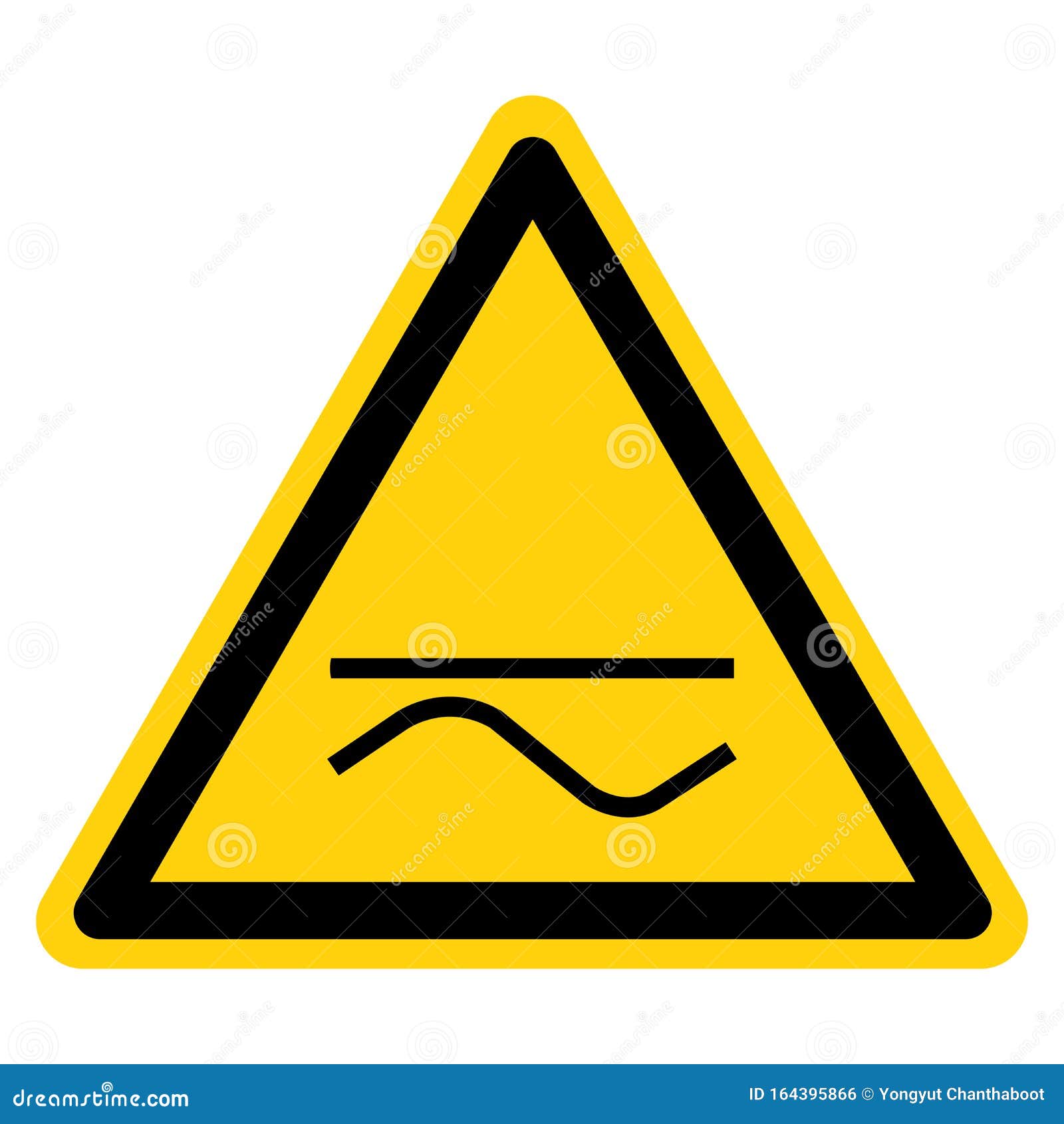 Warning Both Direct and Alternating Current Symbol Sign, Vector ...
