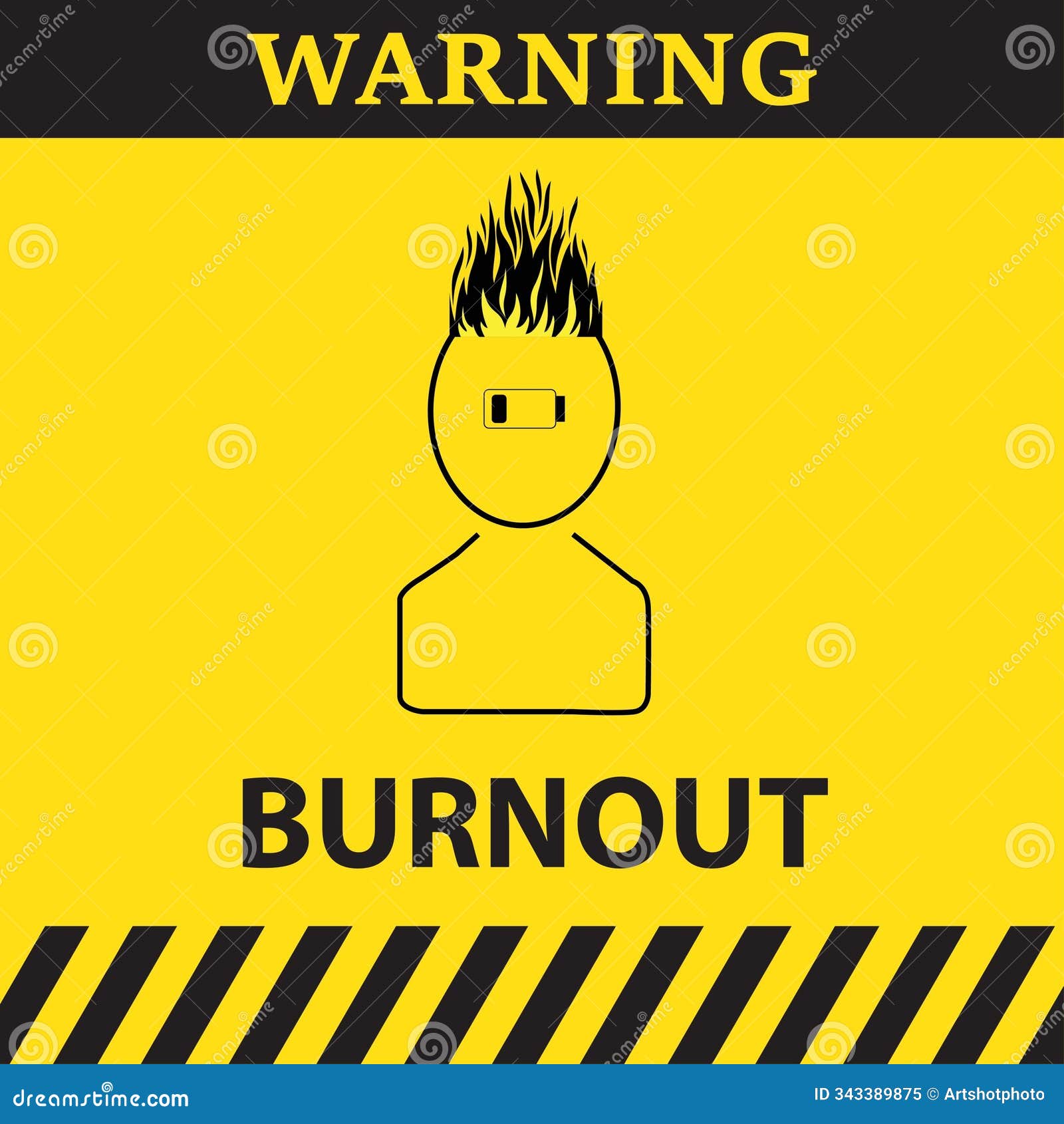 Burnout Concept Matchstick Completely Burned Out, Royalty-Free Stock ...