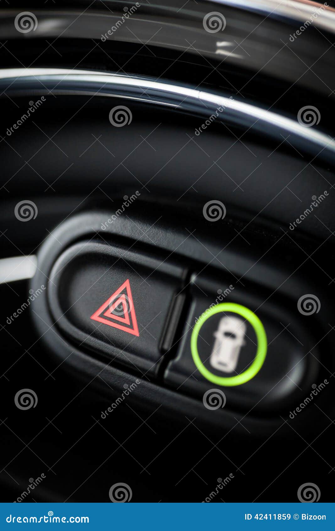 Warning button stock image. Image of auto, roadtrip, plastic - 42411859
