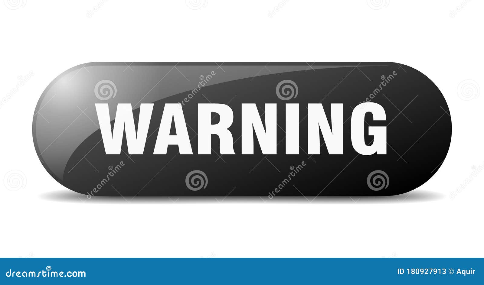 Warning Button. Warning Sign. Key. Push Button Stock Vector ...