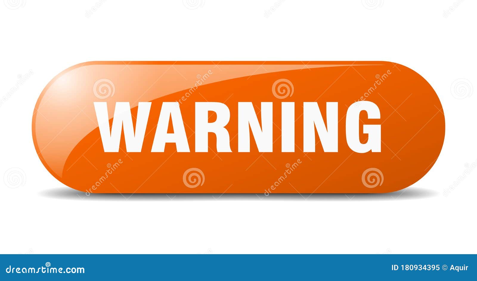 Warning Button. Warning Sign. Key. Push Button Stock Vector ...