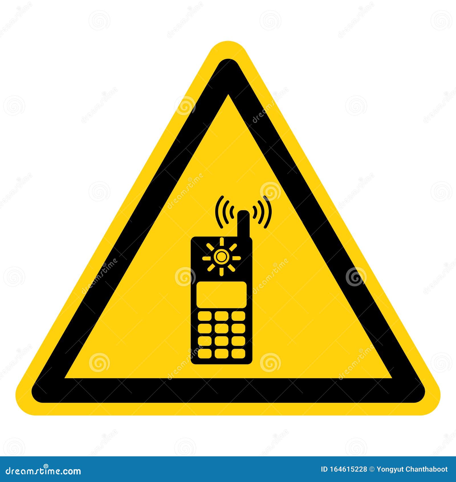 Warning Call Do Not Drive Symbol Sign, Vector Illustration, Isolate on ...