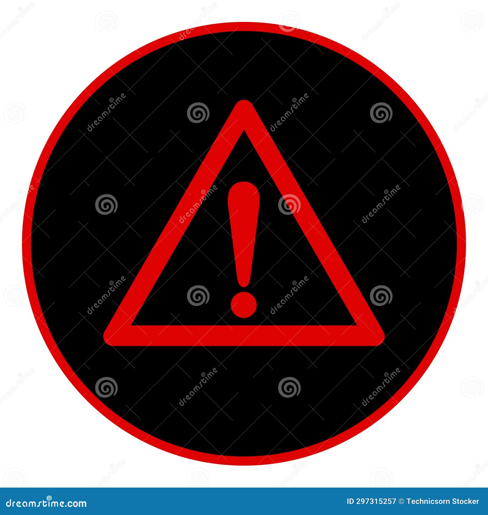 Warning Car Light Symbol Sign, Vector Illustration, Isolate on White ...