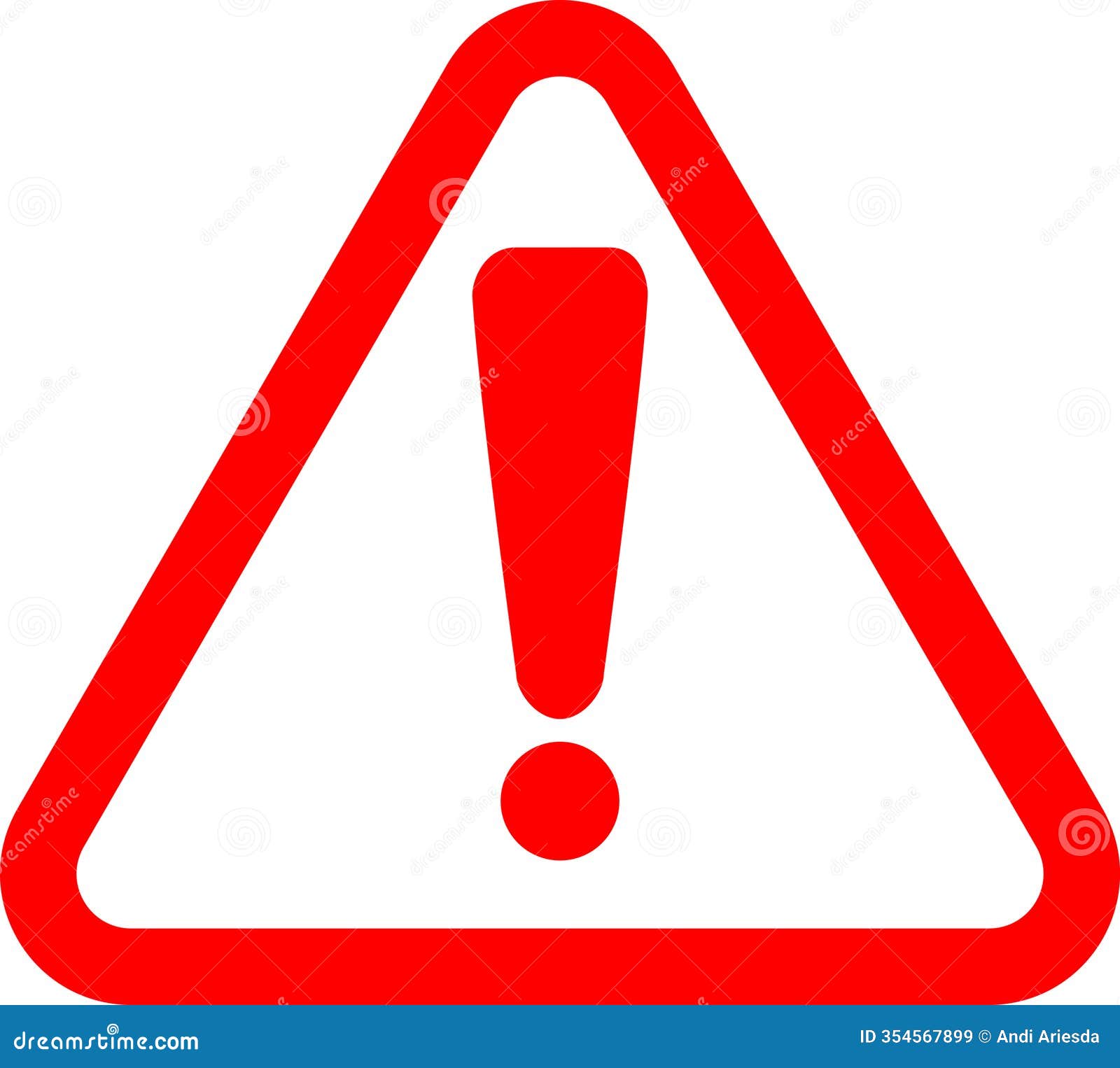 Warning Caution Alert Attention Icon. Exclamation Mark Symbol. Hazard ...