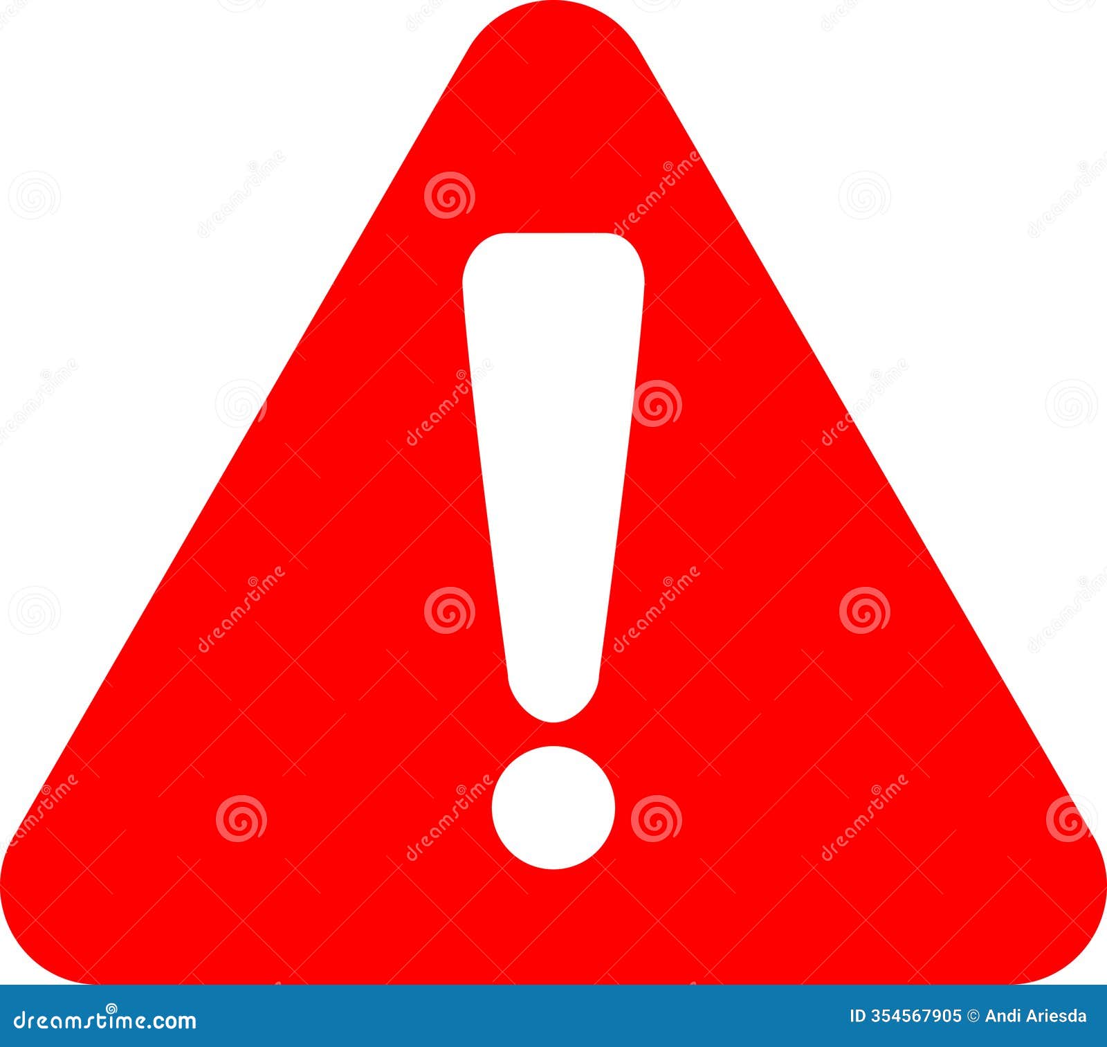 Warning Caution Alert Attention Icon. Exclamation Mark Symbol. Hazard ...