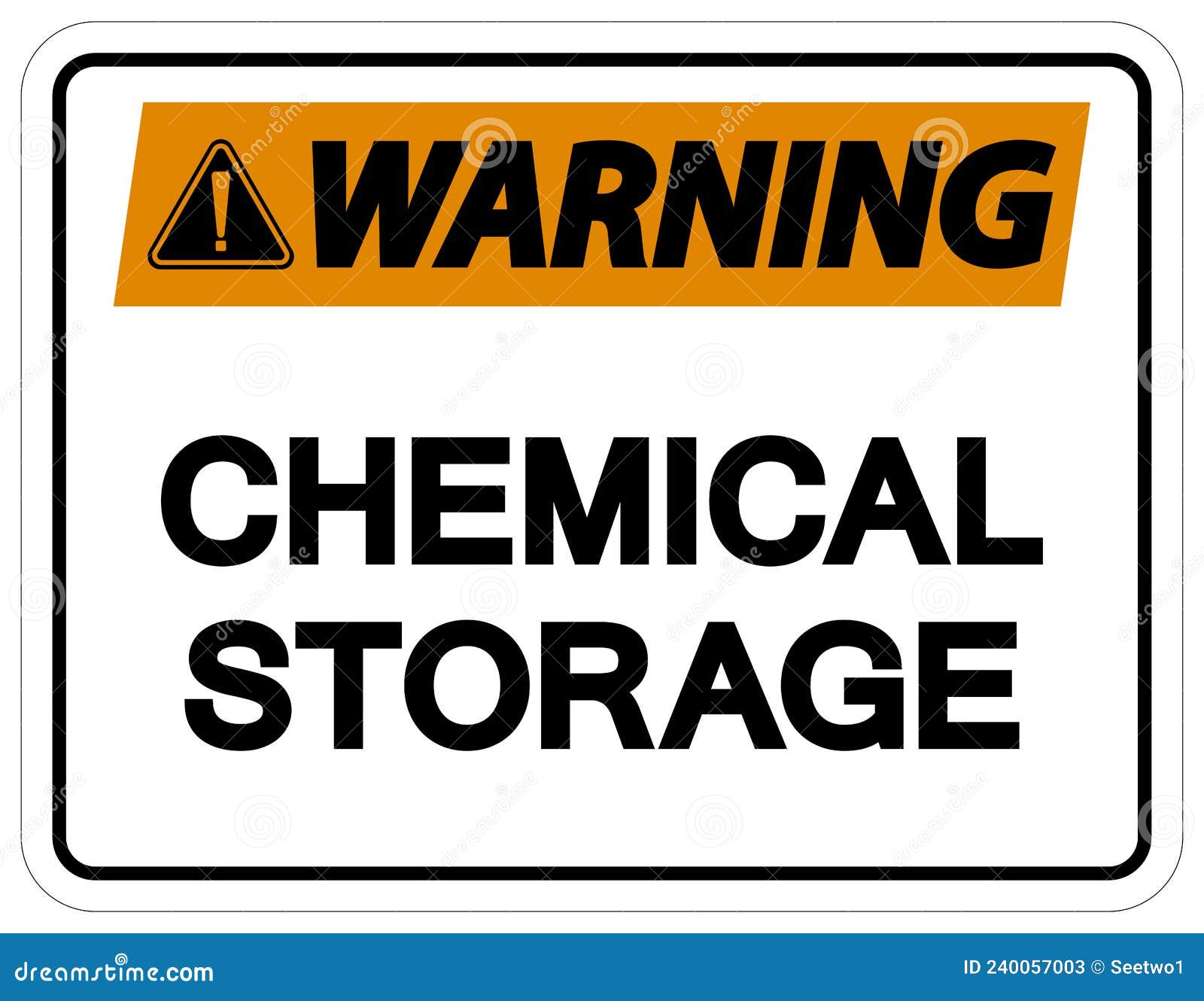 Warning Chemical Spill Symbol Sign, Vector Illustration, Isolate On ...