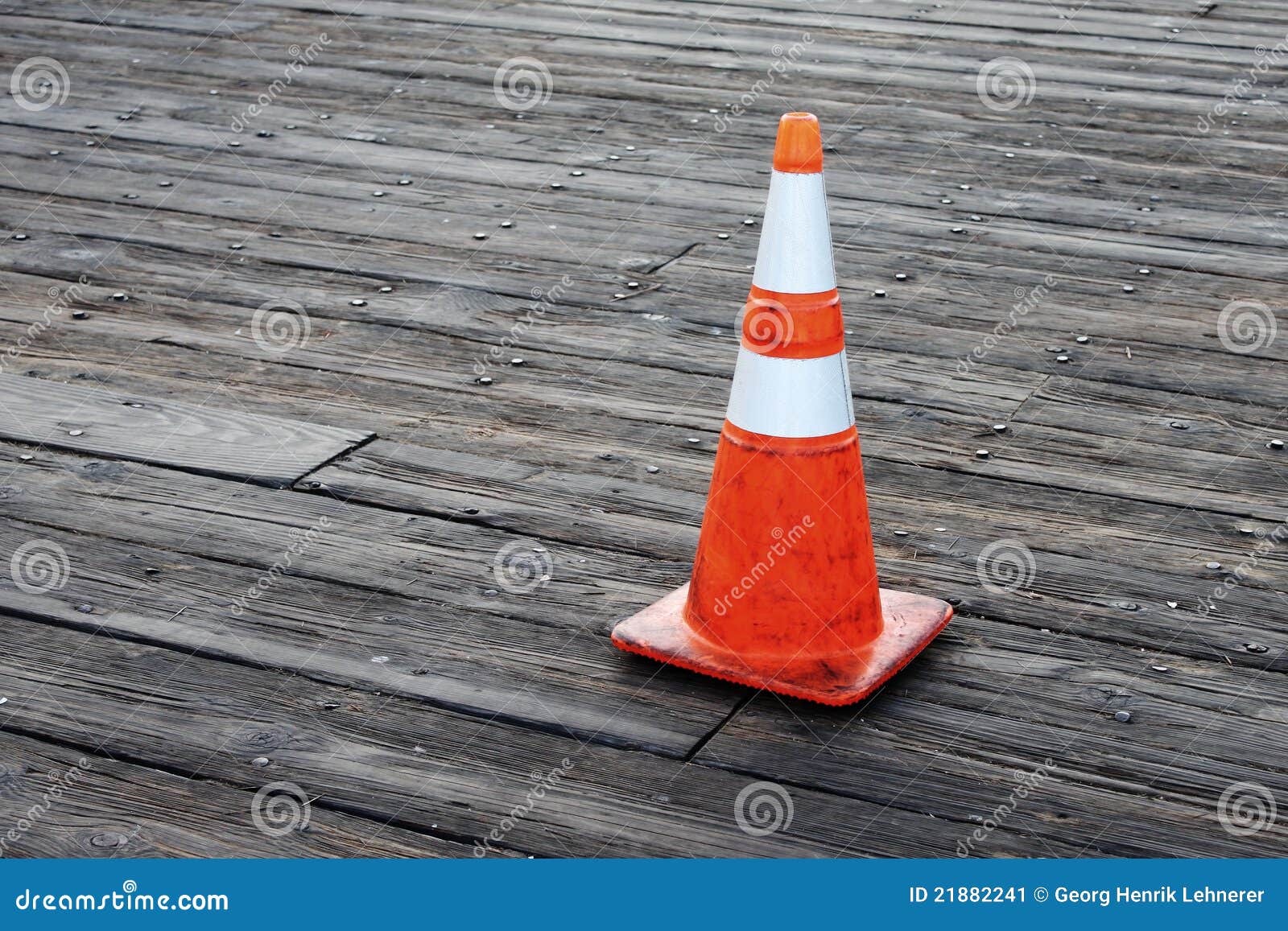 Warning Cone stock image. Image of cone, security, single - 21882241