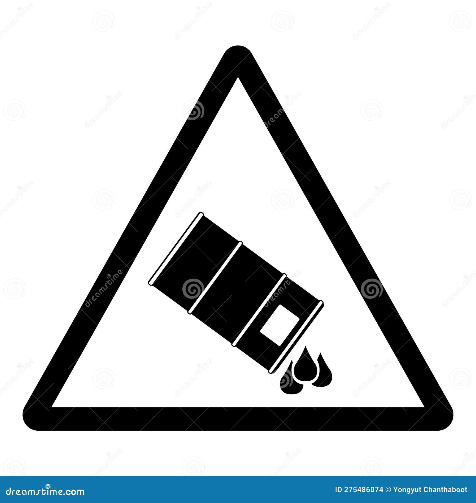 Warning this Container Has Been Triple Rinsed Symbol Sign, Vector ...