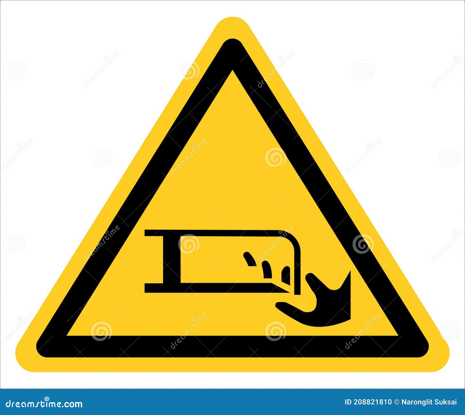 Cutting Of Fingers Or Hand Engine Fan Symbol Sign, Vector Illustration ...