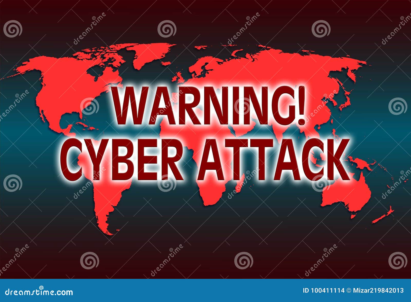 The Inscription Warning Of The Danger. Stencil. Stock Photo ...