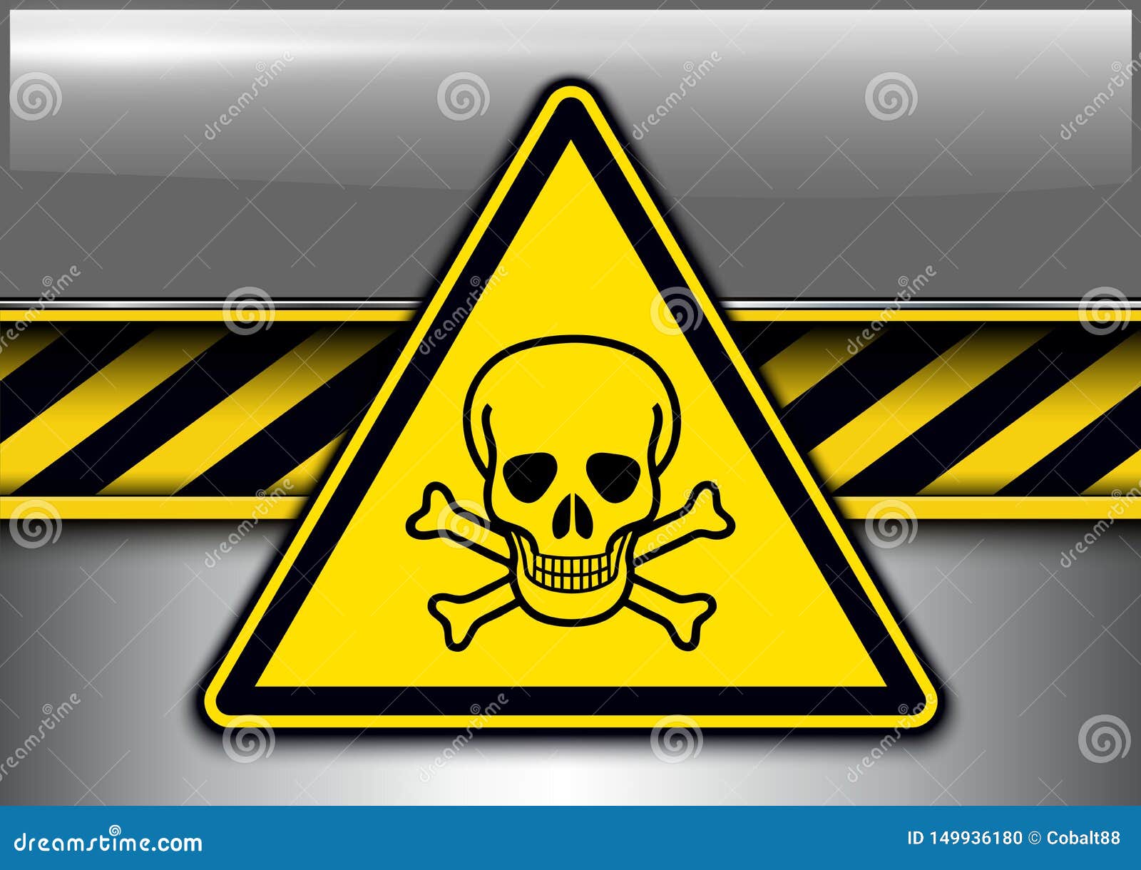Warning, danger background stock vector. Illustration of research ...