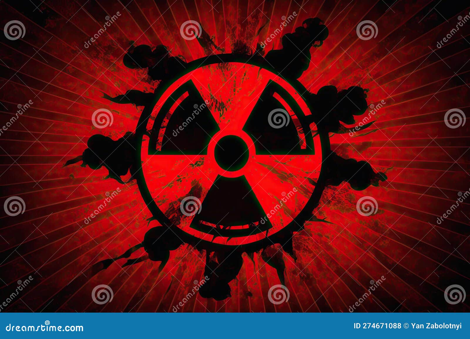 Warning Danger High Ahead Beware of the Foreboding Black Radiation ...