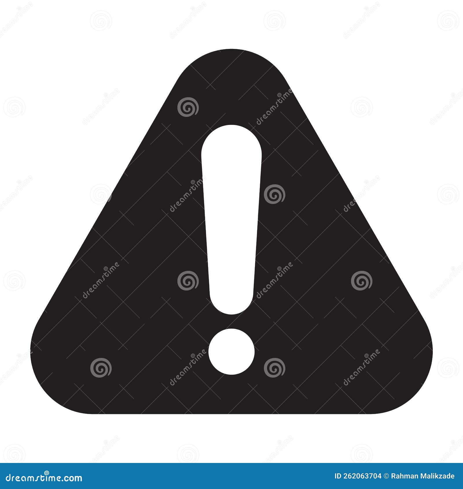 Warning or Danger Sign Icon. Attention Caution Vector Illustration ...