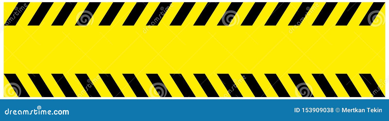 Warning Danger Sign, Rectangle and Triangle Frame Yellow and Black ...