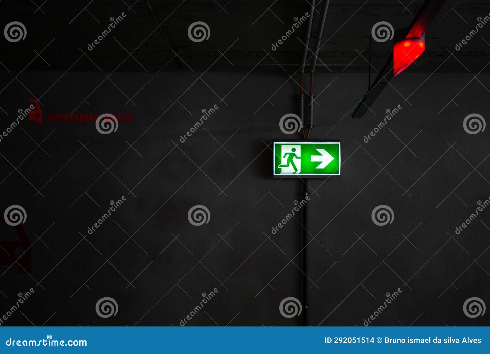 Warning And Direction Road Signs On The Section Of Street To Be ...