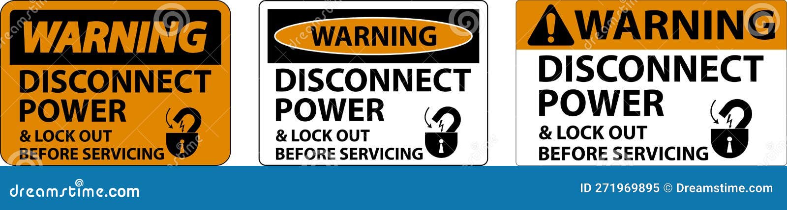 Warning Disconnect Mains Plug From Electrical Outlet Symbol Sign,Vector ...