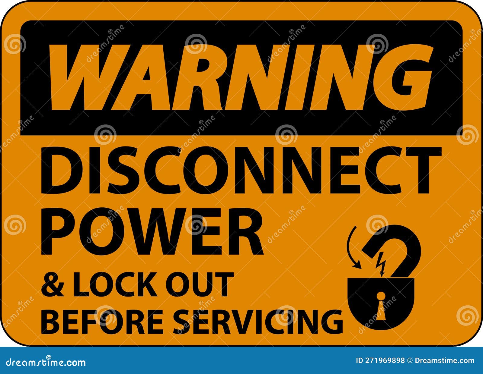 Warning Disconnect Mains Plug From Electrical Outlet Symbol Sign,Vector ...