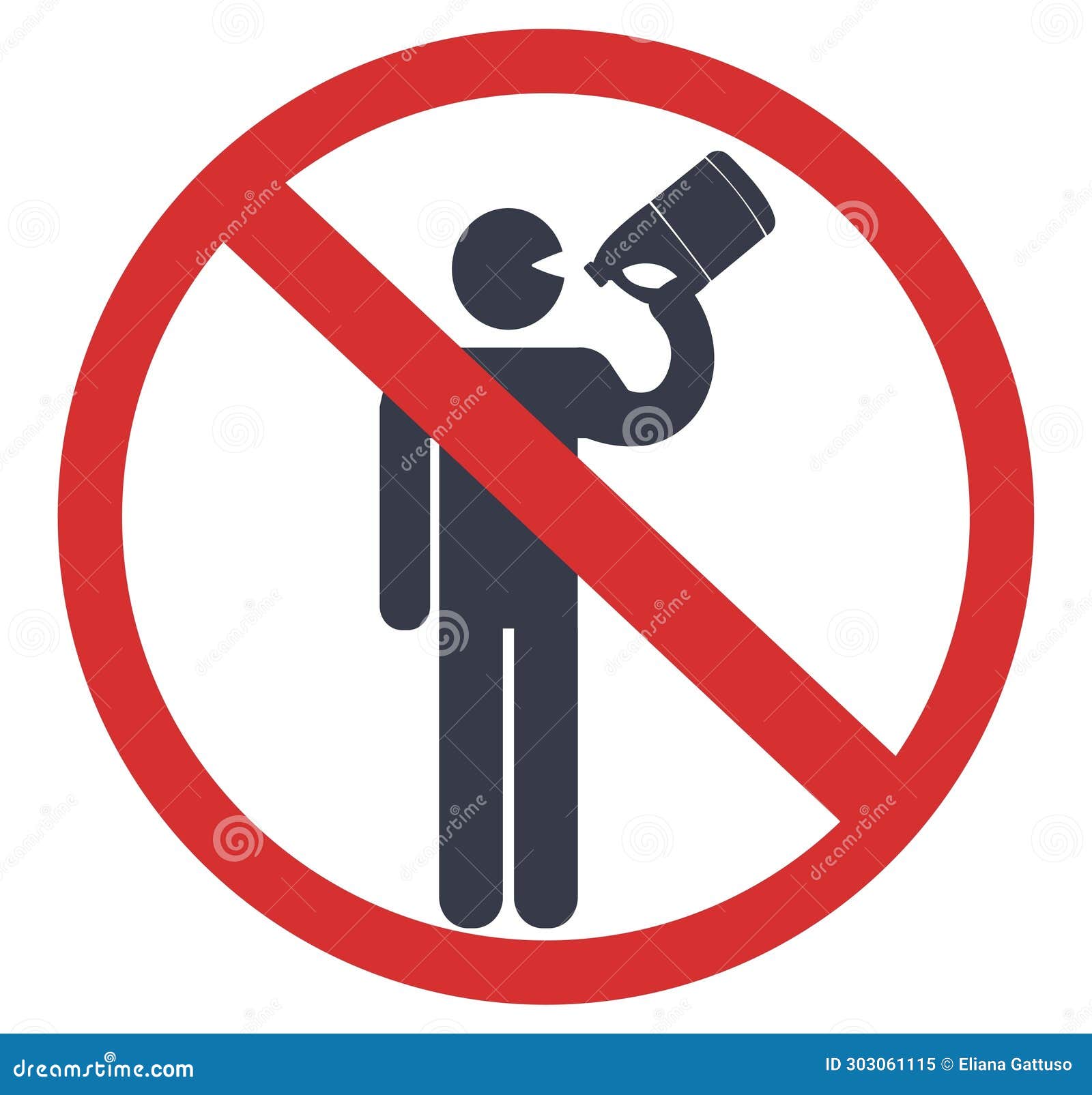 Warning, Do Not Ingest Symbol Vector Stock Vector - Illustration of ...