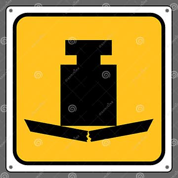 Warning, Do Not Overload the Load. Stock Vector - Illustration of ...