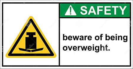 Warning, Do Not Overload the Load. Stock Vector - Illustration of load ...