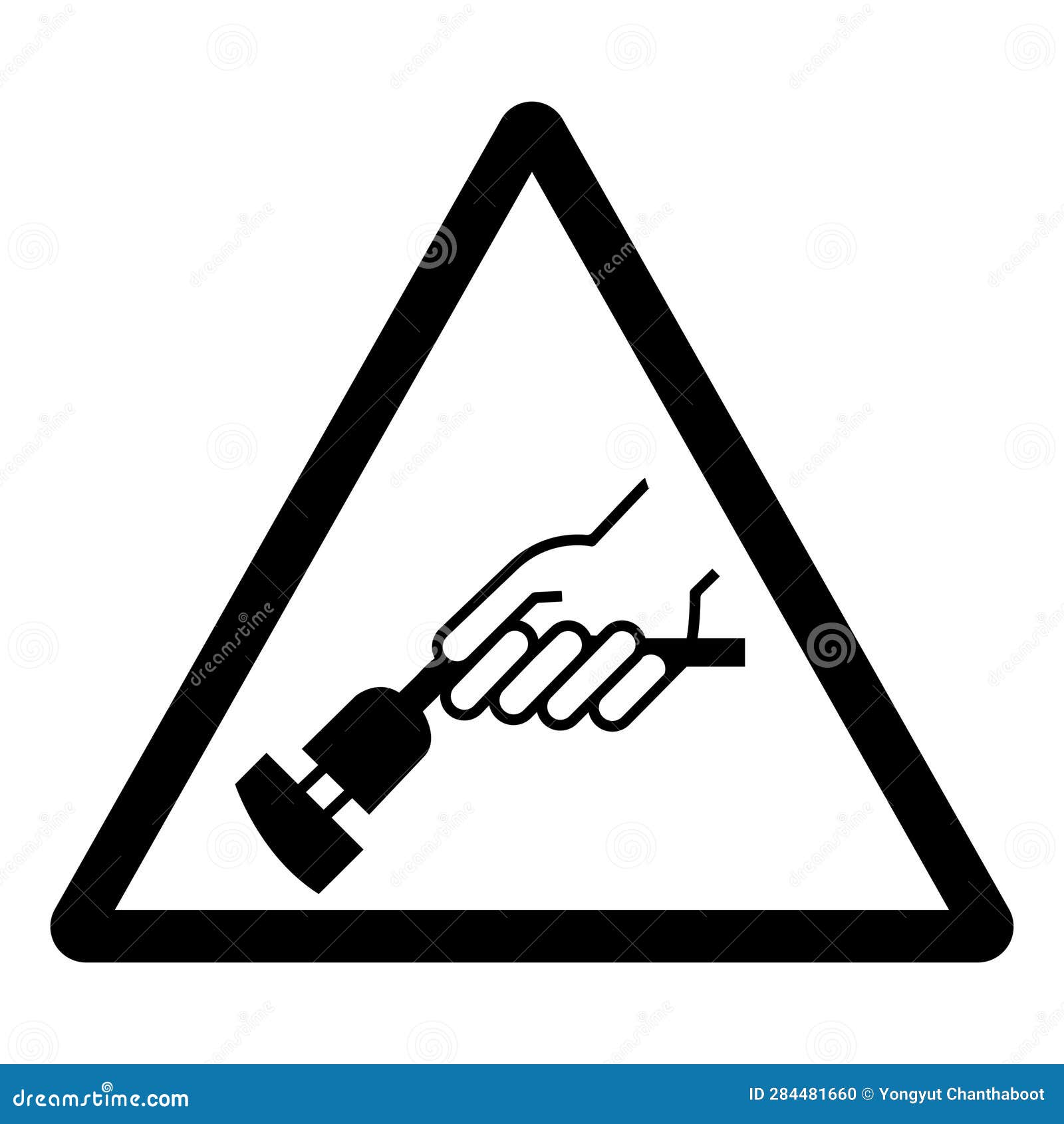 Warning Remove From Service Until Repaired Tag Symbol Sign,Vector ...