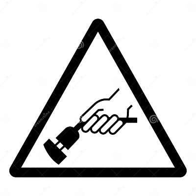 Warning Do Not Remove Plug Symbol Sign, Vector Illustration, Isolate on ...