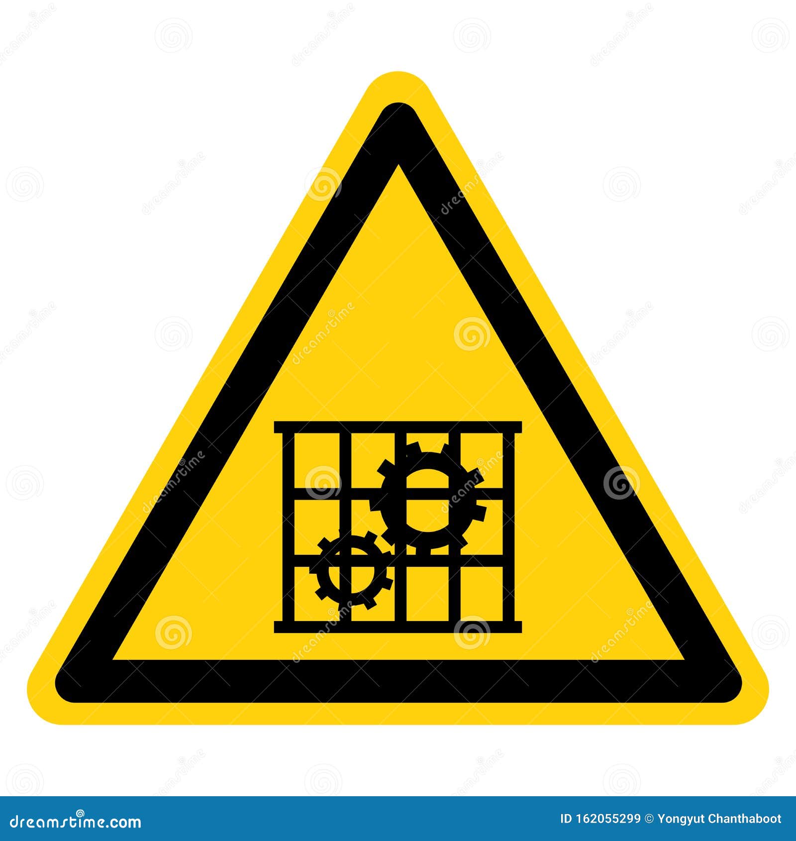 Warning Do Not Use Unless Guards are in Position Symbol Sign, Vector ...