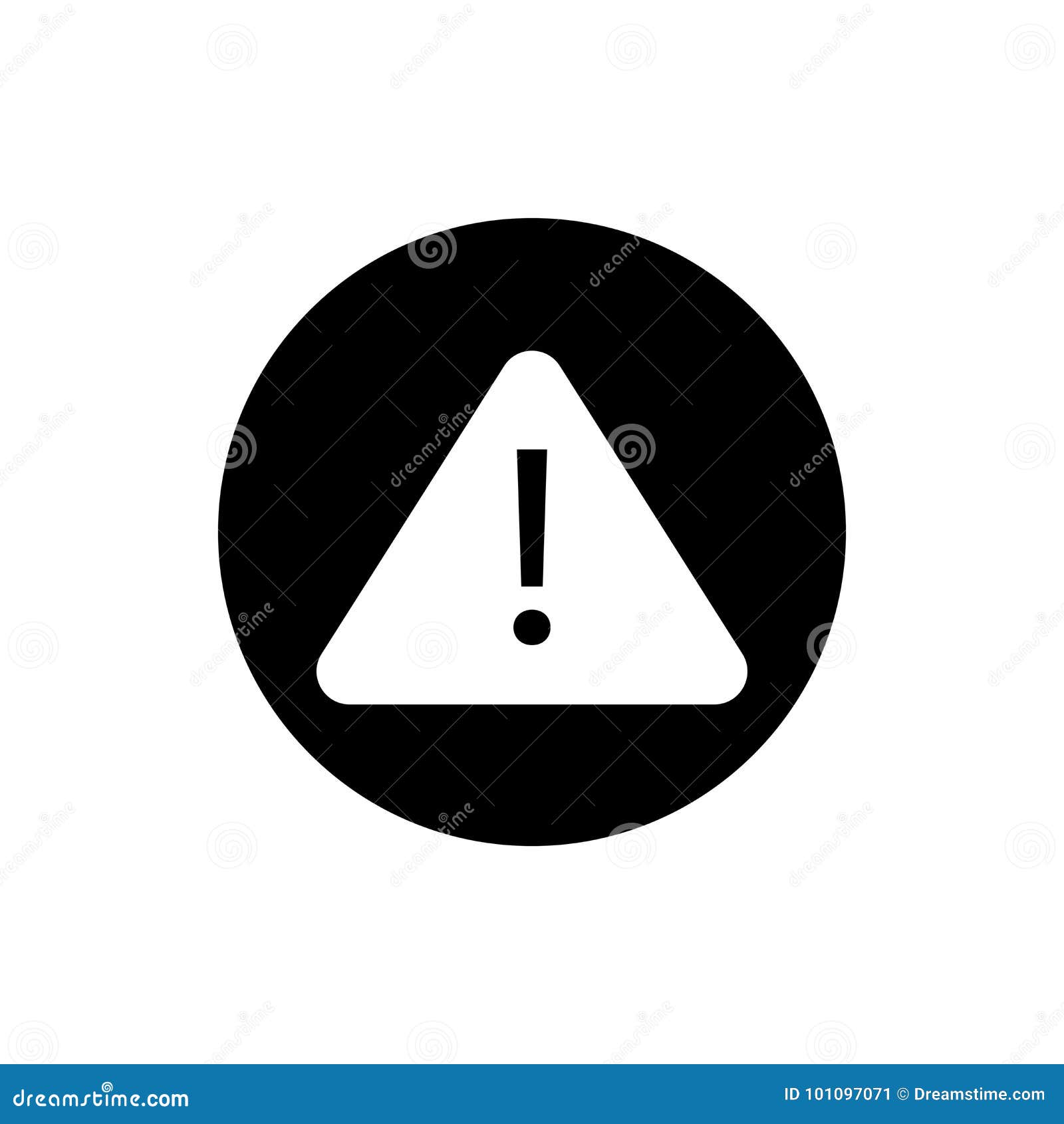 Warning and Exclamation Mark Icon Stock Image - Image of triangle ...