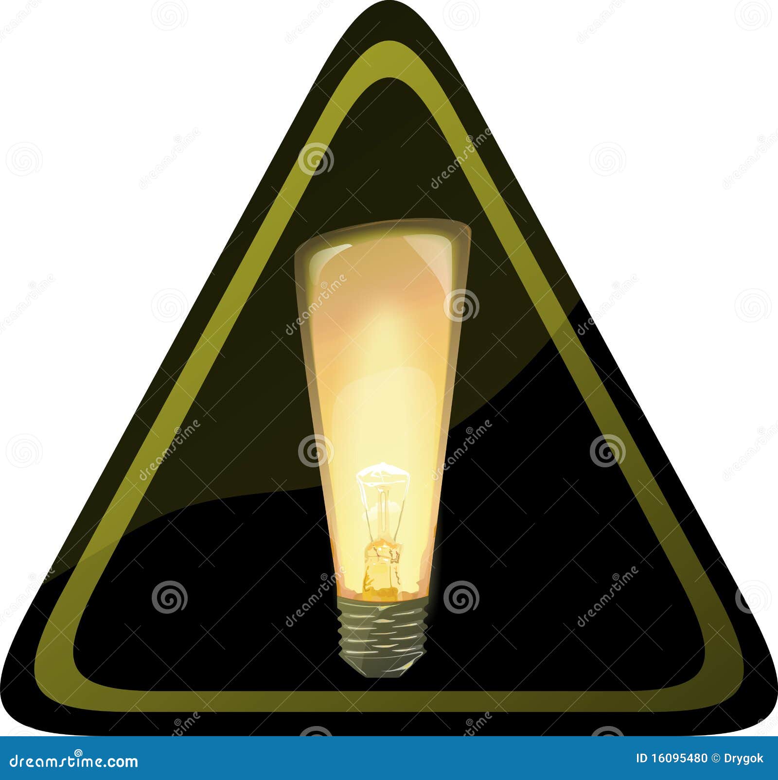 Warning exclamation sign stock illustration. Illustration of advice ...