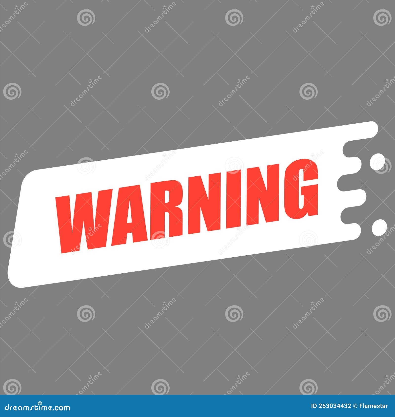 Warning, Expression Pop Art. Comic Speech Bubble. Stock Vector ...