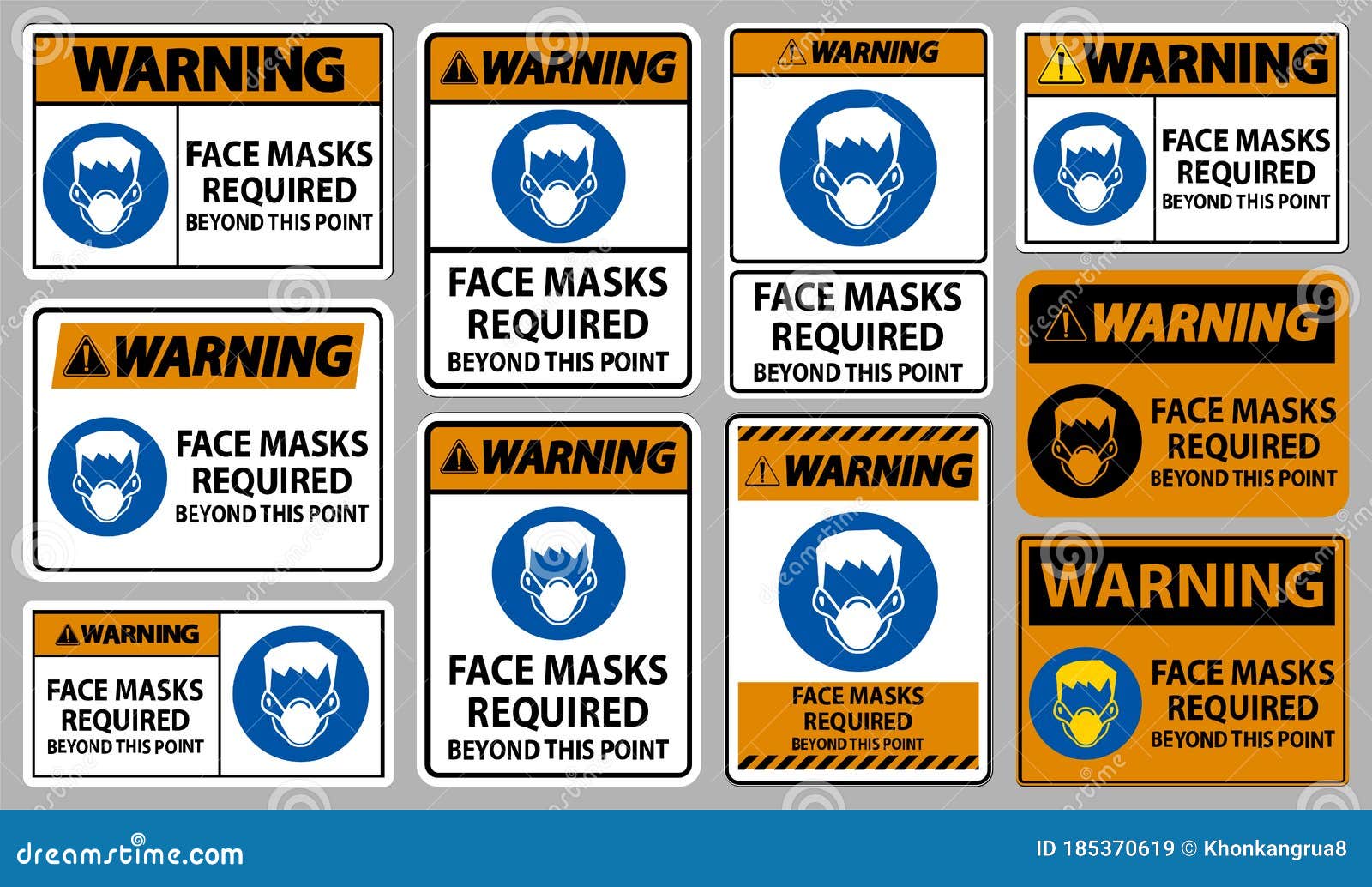 Warning Face Shield And Rubber Gloves Mus Be Worn In This Area Symbol ...