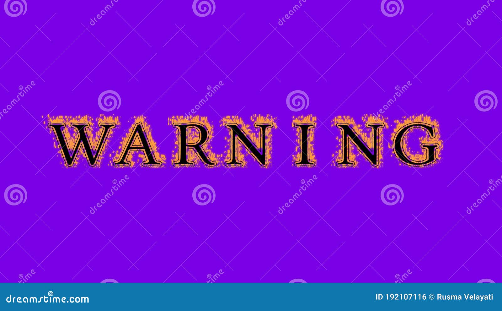 Warning Fire Alarm Sign On White Background Vector Illustration ...