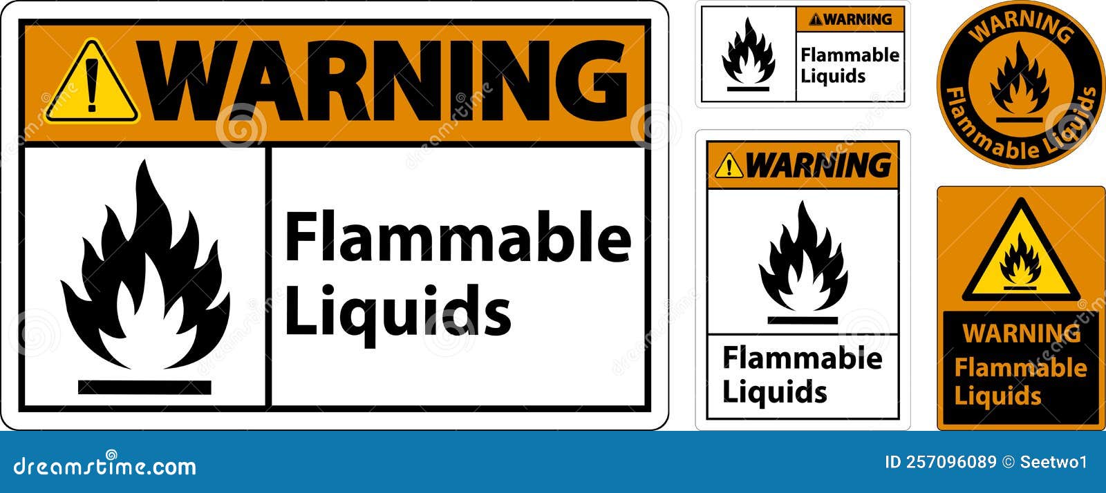 Warning Hot Liquids Burn Hazard Symbol Sign, Vector Illustration ...