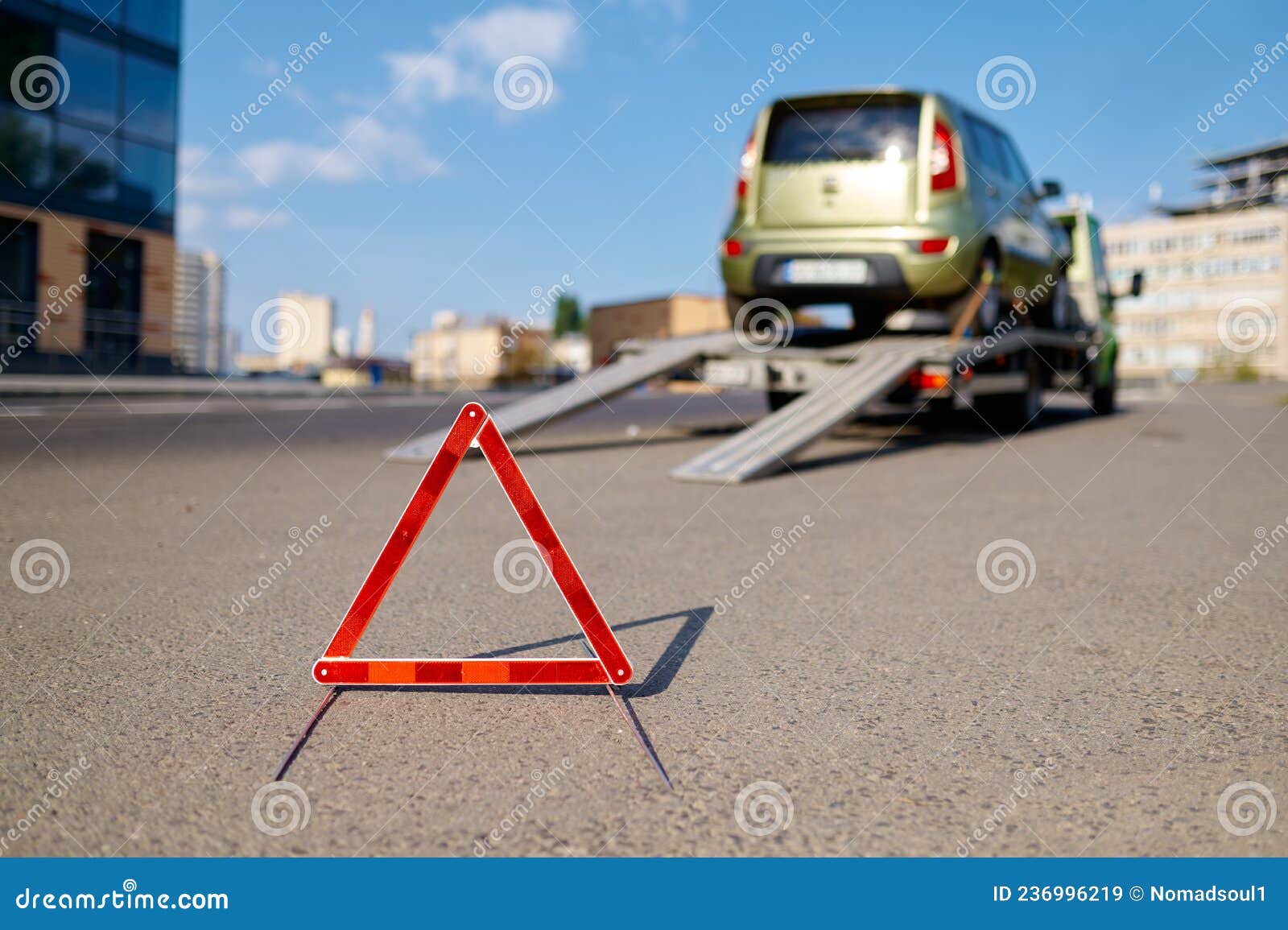 Foldable Road Signs Stock Photo | CartoonDealer.com #396418596